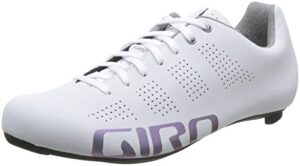 giro empire acc cycling shoe - women's white reflective, 40.5