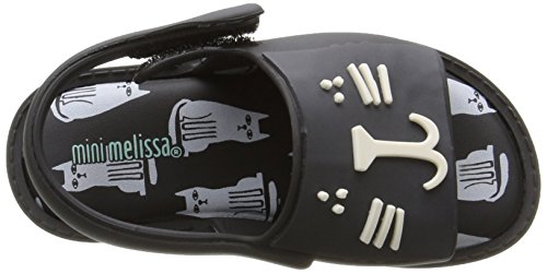 Mini Melissa Girl's Mini MIA + FABULA Mary Jane, Black, 5 M US Toddler