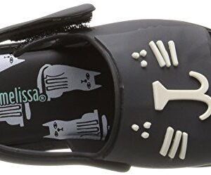 Mini Melissa Girl's Mini MIA + FABULA Mary Jane, Black, 5 M US Toddler