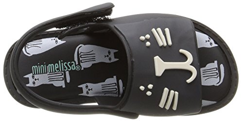 Mini Melissa Girl's Mini MIA + FABULA Mary Jane, Black, 5 M US Toddler