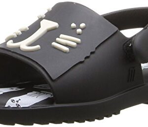 Mini Melissa Girl's Mini MIA + FABULA Mary Jane, Black, 5 M US Toddler