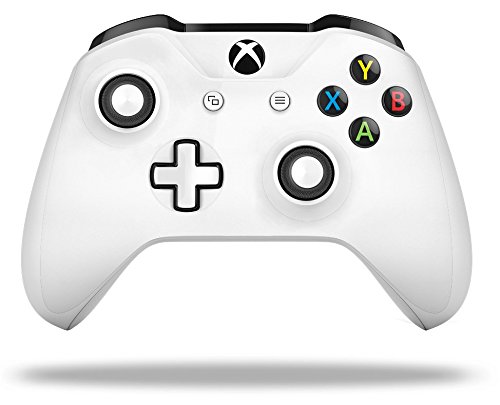 WraptorSkinz Decal Vinyl Skin Wrap compatible with XBOX One S/X Controller - Solids Collection White (CONTROLLER NOT INCLUDED)