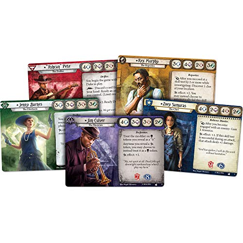 Fantasy Flight Games Arkham Horror The Card Game The Dunwich Legacy Deluxe EXPANSION - Continue the Mythos Adventure! Cooperative Living Card Game, Ages 14+, 1-4 Players, 1-2 Hour Playtime,