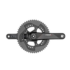 sram red crankset - 170mm, 11-speed, 50/34t, 110 bcd, 386 evo spindle interface, black