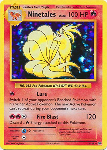 Pokemon - Ninetales (15/108) - XY Evolutions - Holo