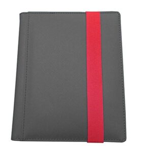 dex protection card binder 4 | stores 160 gaming cards | includes 20 side loading card pages | 4 card page format | bandclosure | smooth matte padded finish | velvet lined interior