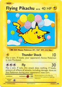 pokemon - flying pikachu (110/108) - xy evolutions