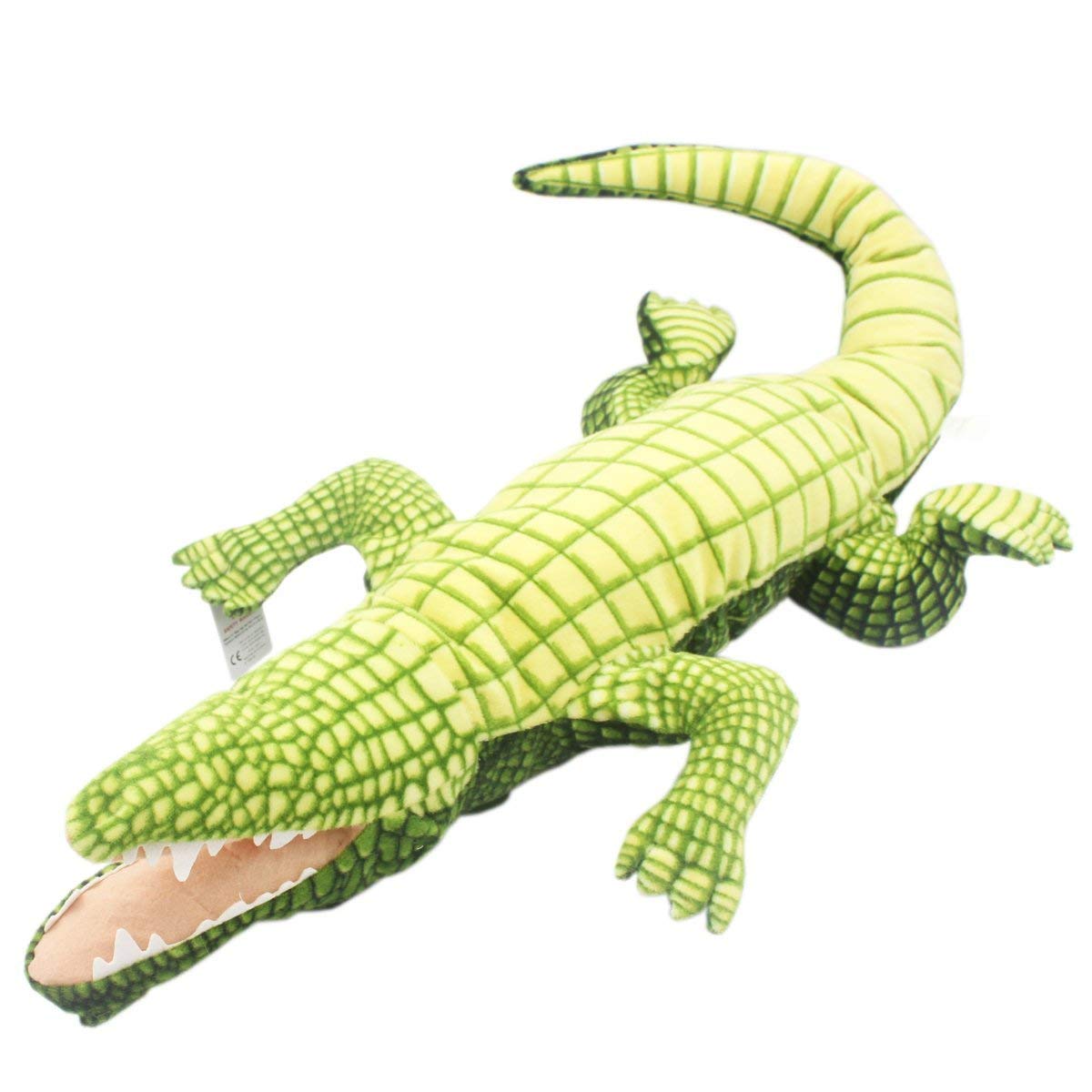 JESONN Realistic Soft Plush Animals Stuffed Toys Crocodile for Kids' Pillow and Gifts,43.3 Inches or 110CM,1PC