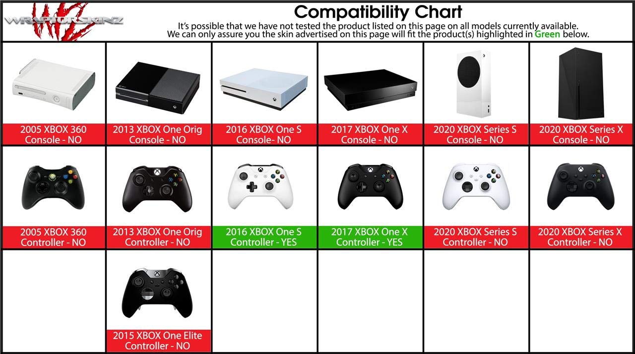 WraptorSkinz Decal Vinyl Skin Wrap compatible with XBOX One S/X Controller - Solids Collection White (CONTROLLER NOT INCLUDED)