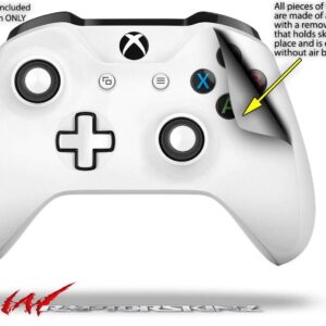 WraptorSkinz Decal Vinyl Skin Wrap compatible with XBOX One S/X Controller - Solids Collection White (CONTROLLER NOT INCLUDED)