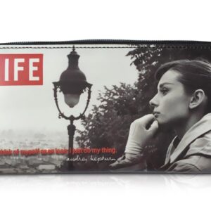 Audrey Hepburn Life Magazine Cover Money Coin Card ID Holder Clutch Wallet Purse Bag