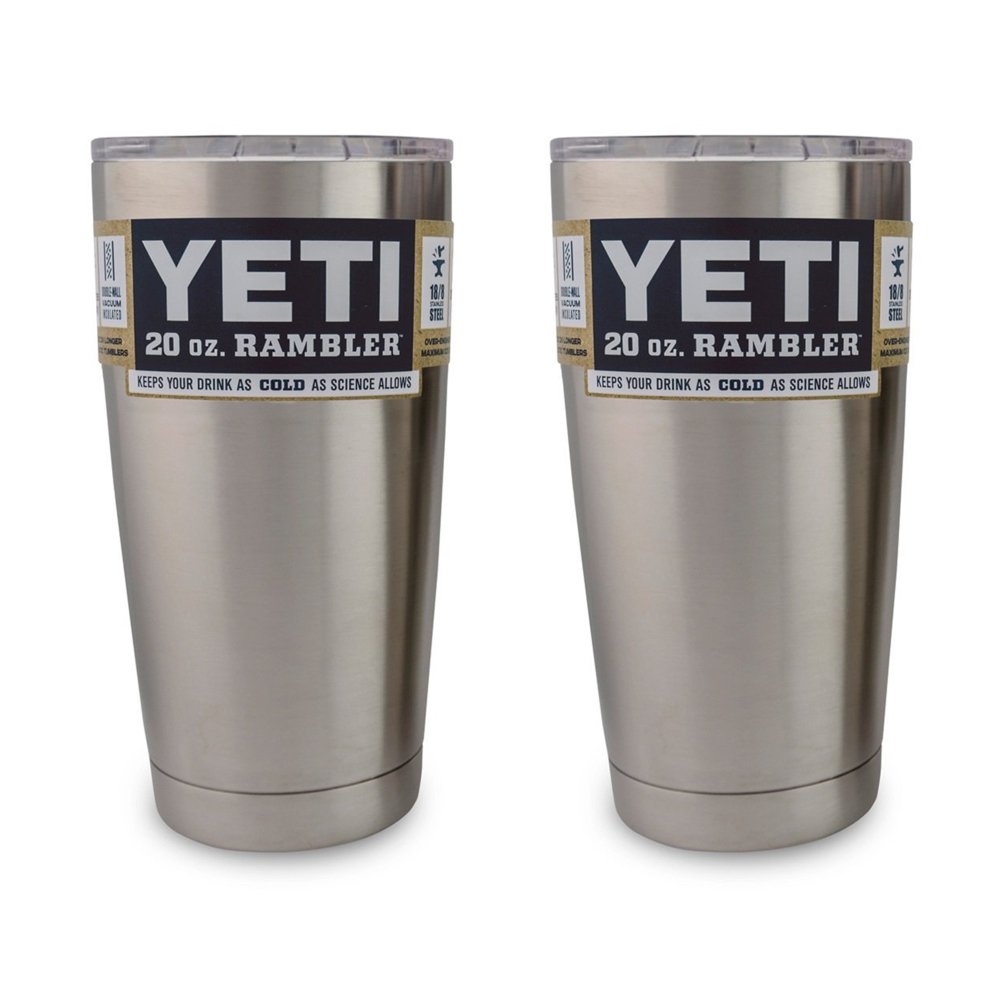 Yeti Rambler Stainless Steel 20oz,set of 2