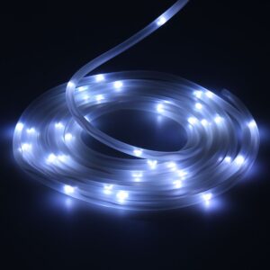 100 led solar string lights fairy rope for home garden wedding party decor rt6 - cool white