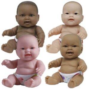 jc toys 10" lots to love baby dolls - set of 4 - 10" baby dolls