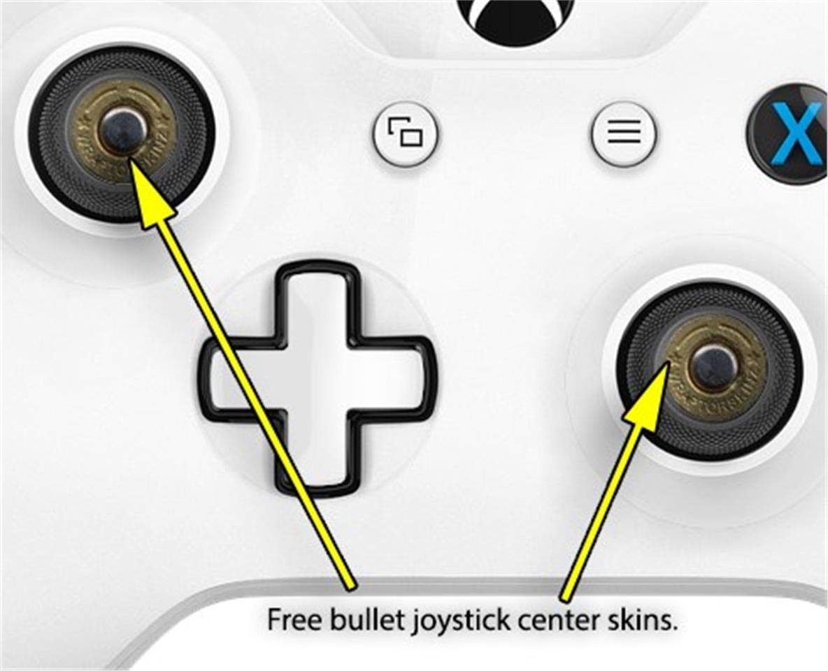 WraptorSkinz Decal Vinyl Skin Wrap compatible with XBOX One S/X Controller - Solids Collection White (CONTROLLER NOT INCLUDED)