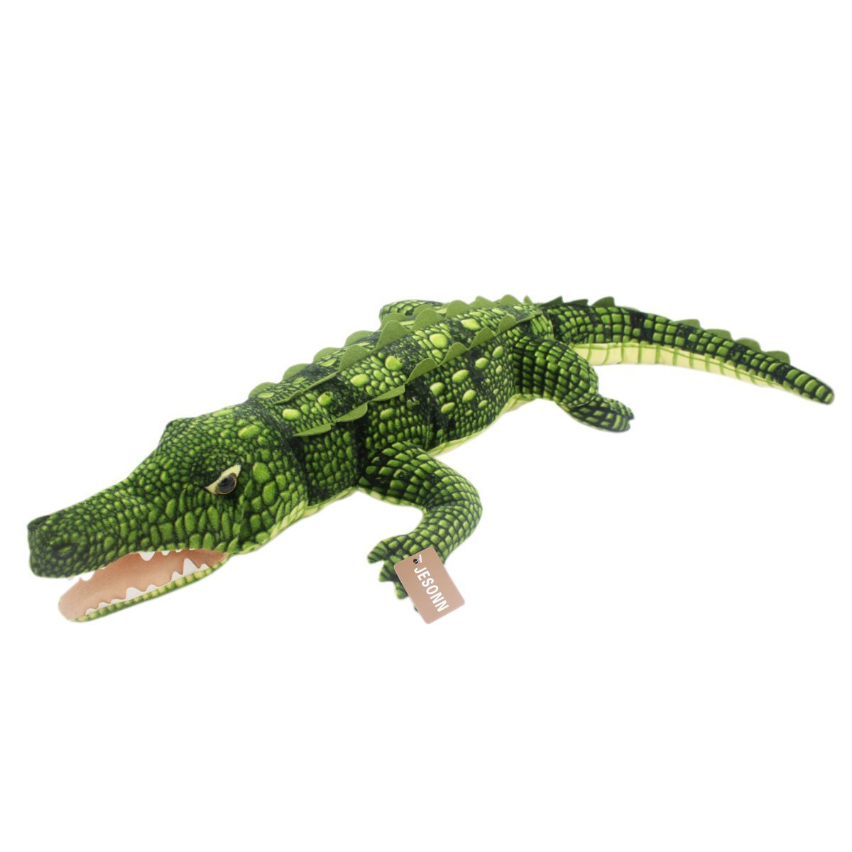 JESONN Realistic Soft Plush Animals Stuffed Toys Crocodile for Kids' Pillow and Gifts,43.3 Inches or 110CM,1PC