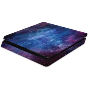 mightyskins skin compatible with sony ps4 slim console - nebula | protective, durable, and unique vinyl decal wrap cover | easy to apply, remove, and change styles | made in the usa