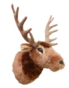 adore 15" teton the elk plush stuffed animal walltoy wall mount