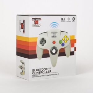 retro - bit 8bitdo rb8-64 wireless bluetooth n64 styled controller for ios, android, pc, mac, linux