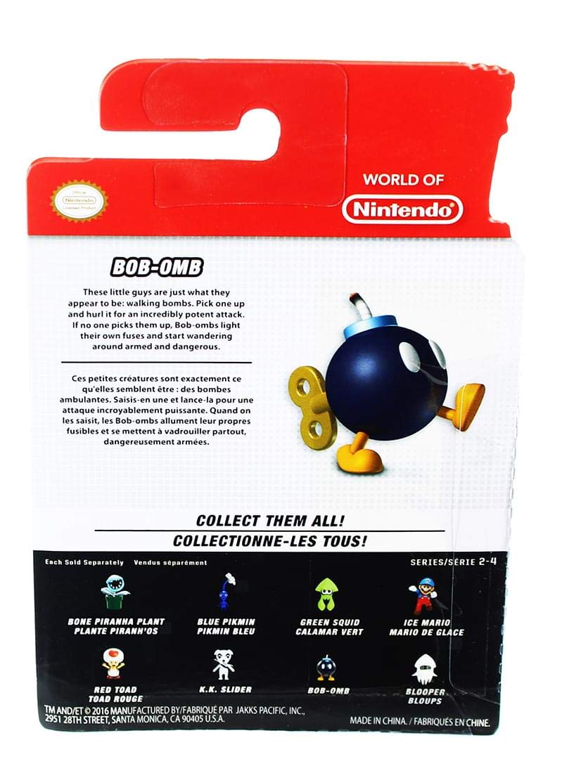 Nintendo World of Super Mario Bob-omb 2.5-Inch Mini Figure