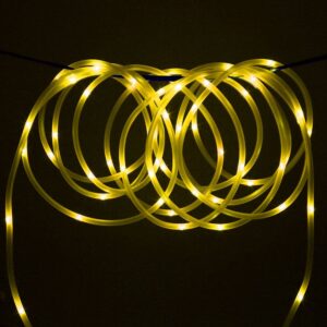 100 led solar string lights fairy rope for home garden wedding party decor rt6 - warm white