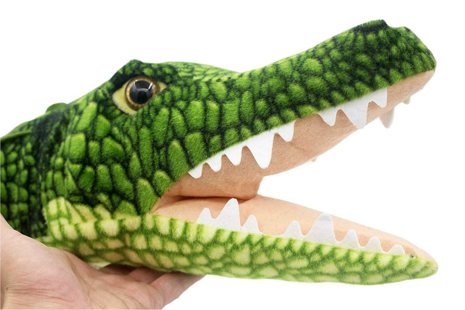 JESONN Realistic Soft Plush Animals Stuffed Toys Crocodile for Kids' Pillow and Gifts,43.3 Inches or 110CM,1PC