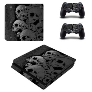 skinown skin set vinyl decal sticker for playstation ps 4 slim console dualshock 2 controllers