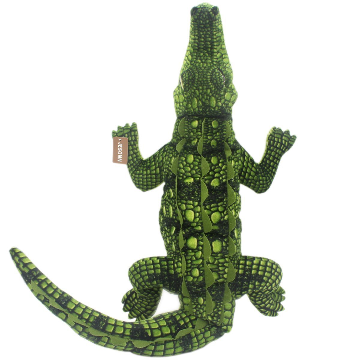 JESONN Realistic Soft Plush Animals Stuffed Toys Crocodile for Kids' Pillow and Gifts,43.3 Inches or 110CM,1PC