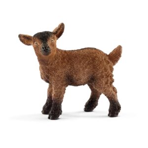 schleich farm world, realistic farm animal toys for kids and toddlers, baby goat toy figurine, ages 3+