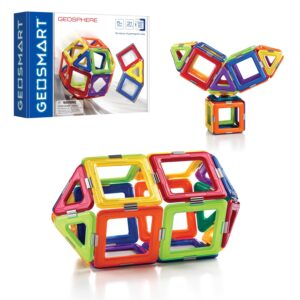 geosmart geosphere 31-piece geomagnetic stem building set with spinner