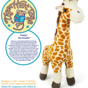 TigerHart Evelyn The Giraffe - 11 Inch Stuffed Animal Plush