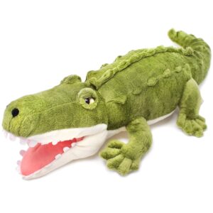 tigerhart carioca the crocodile - 19 inch large alligator stuffed animal plush