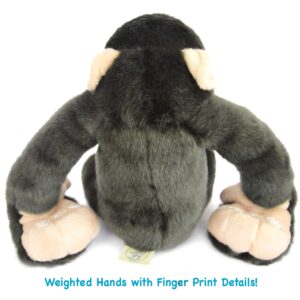 TigerHart Chance The Chimpanzee - 14 Inch (with Hanging Arms Outstretched) Large Hanging Monkey Chimp Stuffed Animal Plush Ape