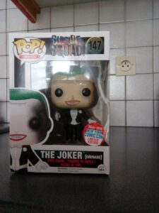 funko 2016 nycc exclusive pop! heroes suicide squad joker grenade #147 limited edition