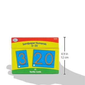 Didax Educational Resources Sandpaper numerals 0-20 Cards