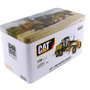 Diecast Masters 1:50 Caterpillar 12M3 Motor Grader | High Line Series Cat Trucks & Construction Equipment | 1:50 Scale Model Diecast Collectible | Diecast Masters Model 85519