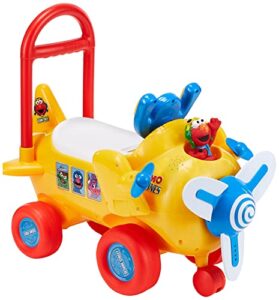 sesame street elmo's activity plane, yellow