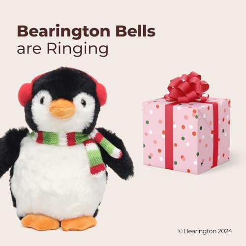 Bearington Flurry the Holiday Penguin Stuffed Animal, 7 Inch Christmas Plush, Ideal Christmas Penguin Gift for Toddlers, Kids & Teens