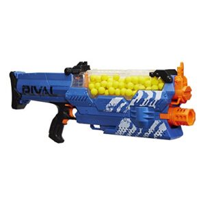 nerf rival nemesis mxvii-10k blaster, blue (amazon exclusive)