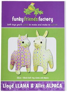 funky friends factory lloyd llama & alice alpaca sewing pattern