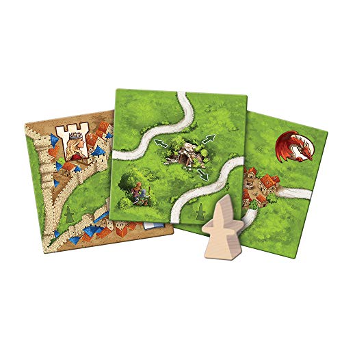 Carcassonne The Princess & The Dragon Board Game EXPANSION - Chivalry, Sorcery and Intrigue Await! Strategy Game for Kids and Adults, Ages 7+, 2-6 Players, 45 Minute Playtime, Made by Z-Man Games