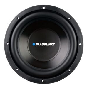 blaupunkt 10" single voice coil subwoofer with 600w power (gbw101) 1-pc only, black