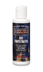 a-maze-n products gelfs4 gel fire starter - ignites bbq pellets