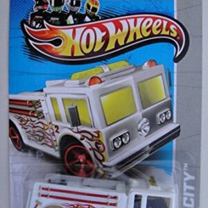 Hot Wheels HW CITY WHITE FIRE EATER 19/250 BE The WORLD'S BEST DRIVER CARD