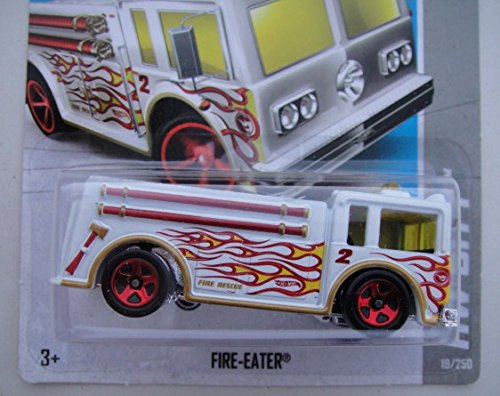 Hot Wheels HW CITY WHITE FIRE EATER 19/250 BE The WORLD'S BEST DRIVER CARD