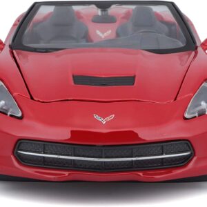 Maisto 2014 Chevrolet Corvette C7 Convertible 1/24 31501 (31501RD), Red and Black