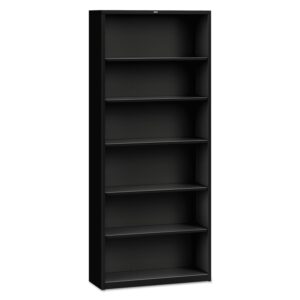 hon 6-shelf steel bookcase - 81-inch