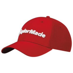 taylormade golf 2017 performance cage hat red s/m