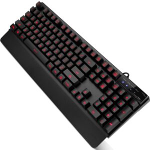 sades k1 metal gaming keyboard wired usb 3 colors backlight pc computer keyboard with 19 non-conflict keys