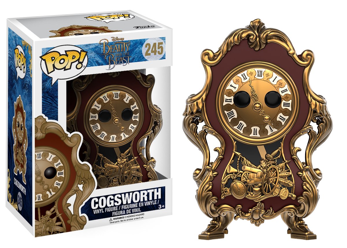 Funko POP Disney: Beauty & The Beast Cogsworth Toy Figure